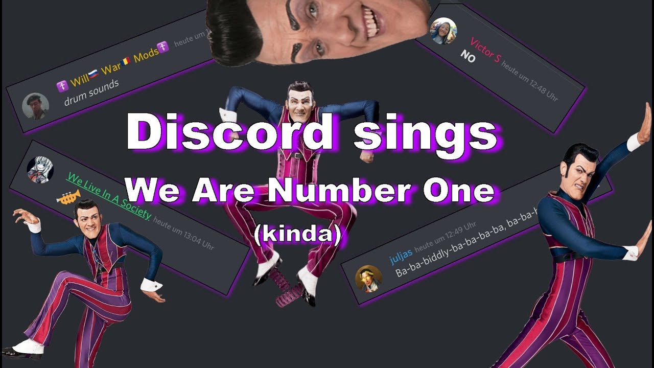 Discord Sings We Are Number One | Sort of... - YouTube