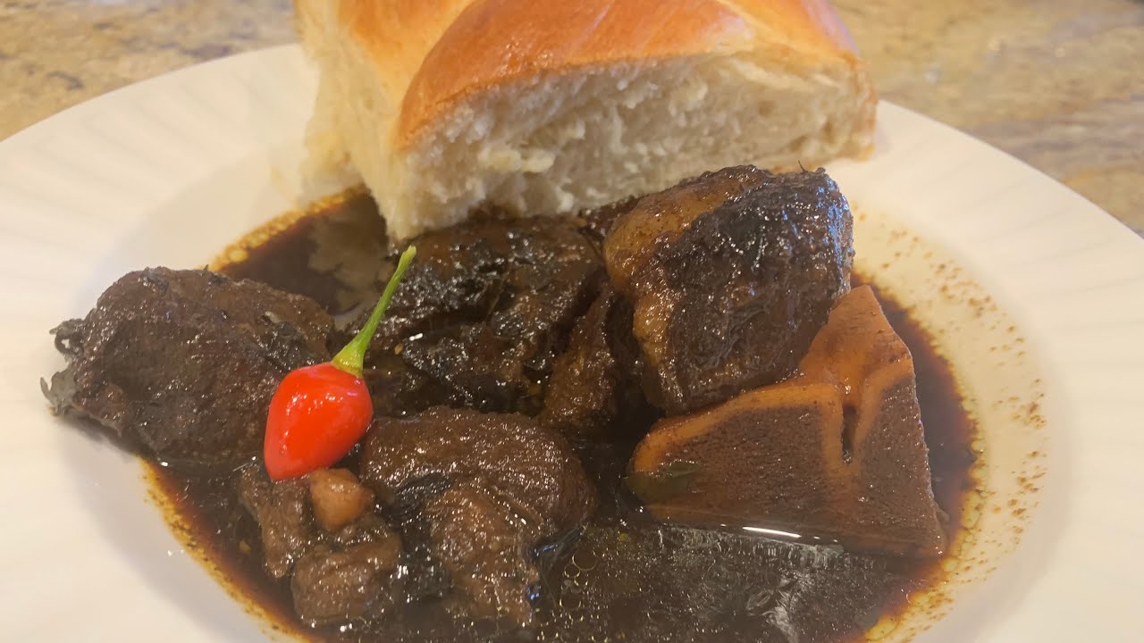 Guyanese pepperpot, pepperpot, Caribbean pepperpot, Guyanese beef ...