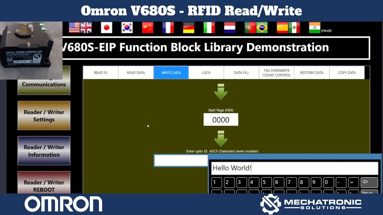 V680S HF RFID - Utilization Overview - YouTube