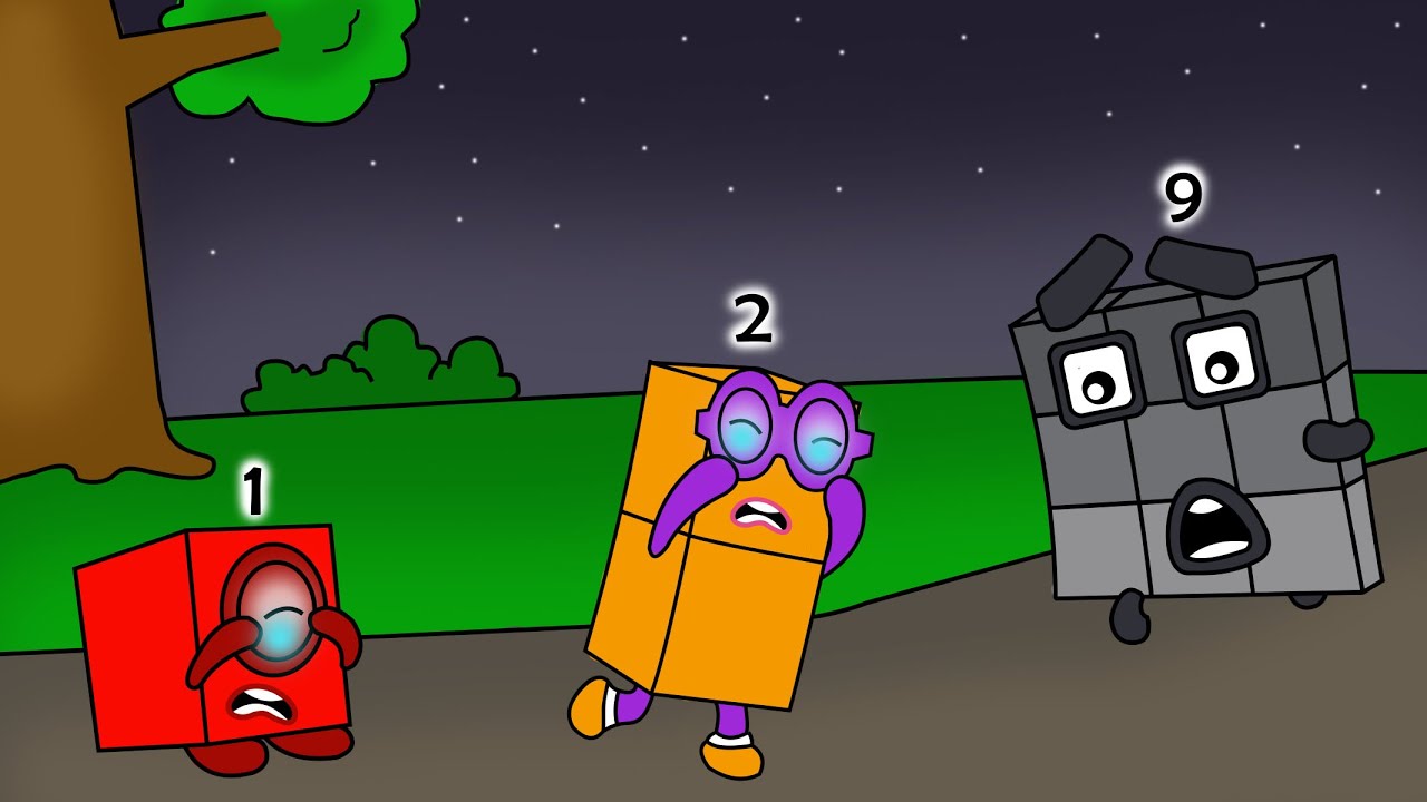 Numberblocks 2 and B 1 cry after fighting - Numberblocks Fanmade ...