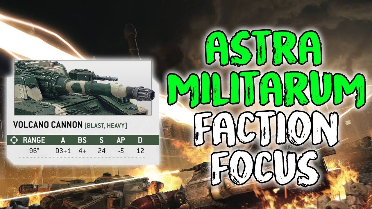STRENGTH 24 VOLCANO CANNON... Is A Nerf?! Astra Militarum Preview ...