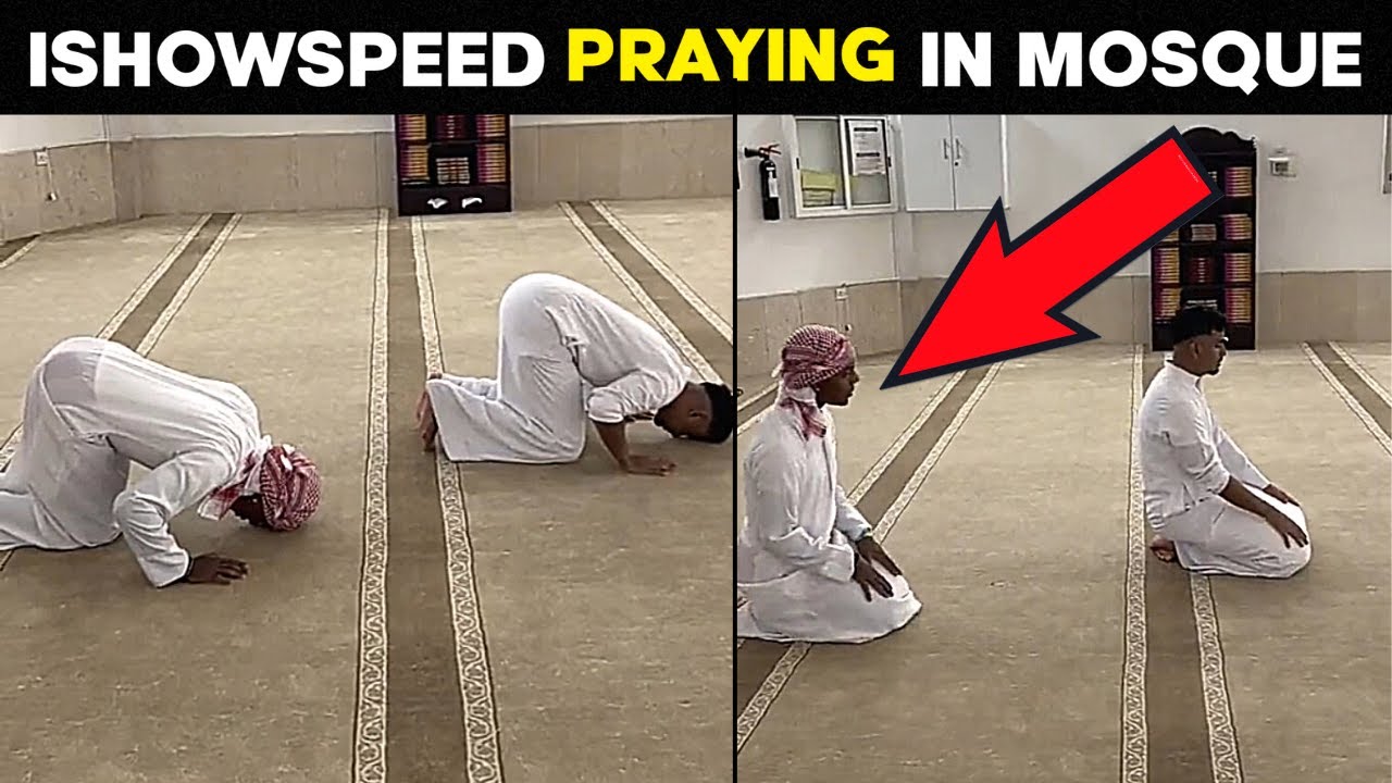 IShowSpeed Praying in Mosque ☪️ ️| I Show Speed Offers Salah - YouTube