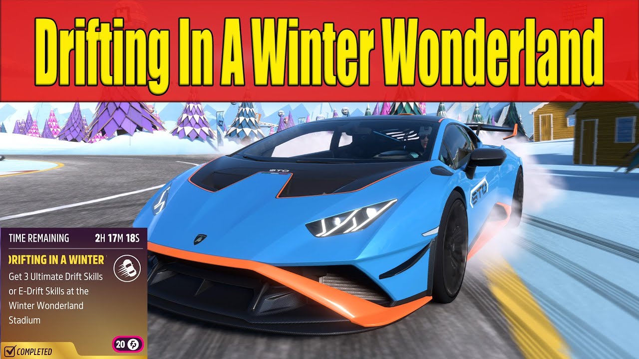 Forza Horizon 5 Drifting In A Winter Wonderland Forzathon Daily ...