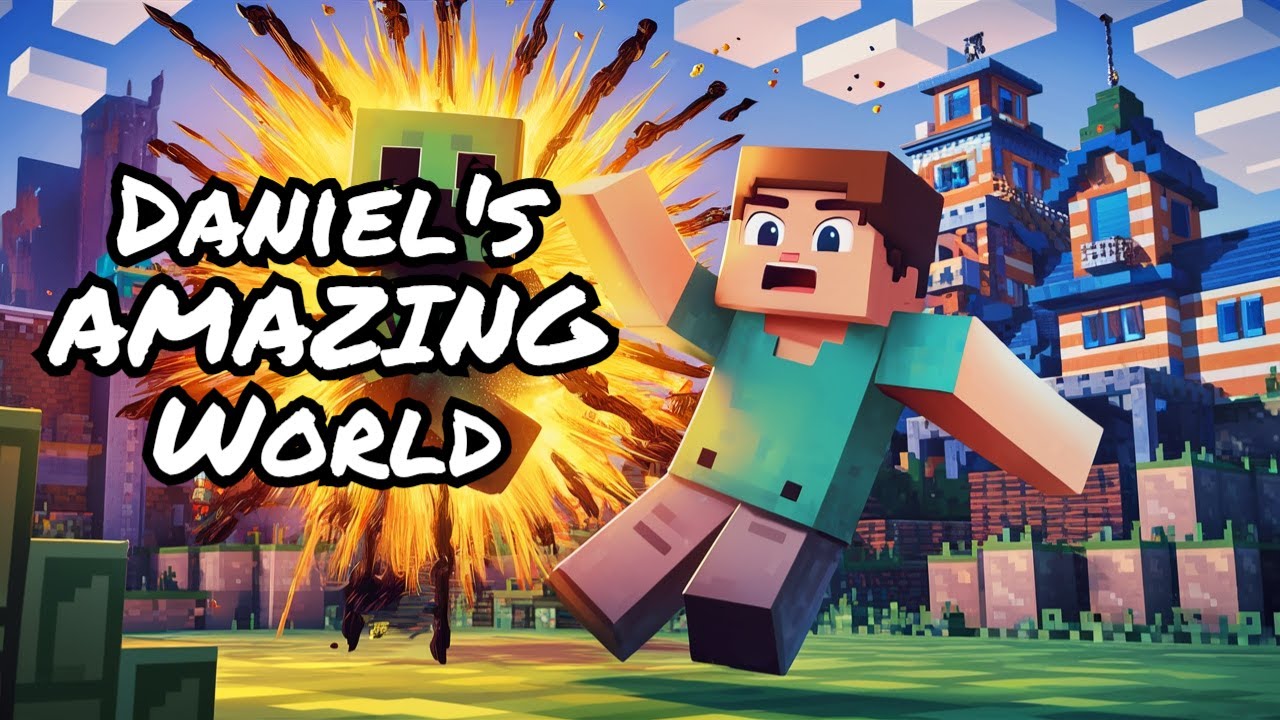 Minecraft: Daniel's AMAZING World - Episode 3[creeper goes boom and ...