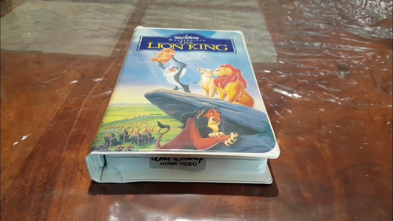 The Lion King VHS From The Year 1995 Unboxing (First American Edition) - YouTube