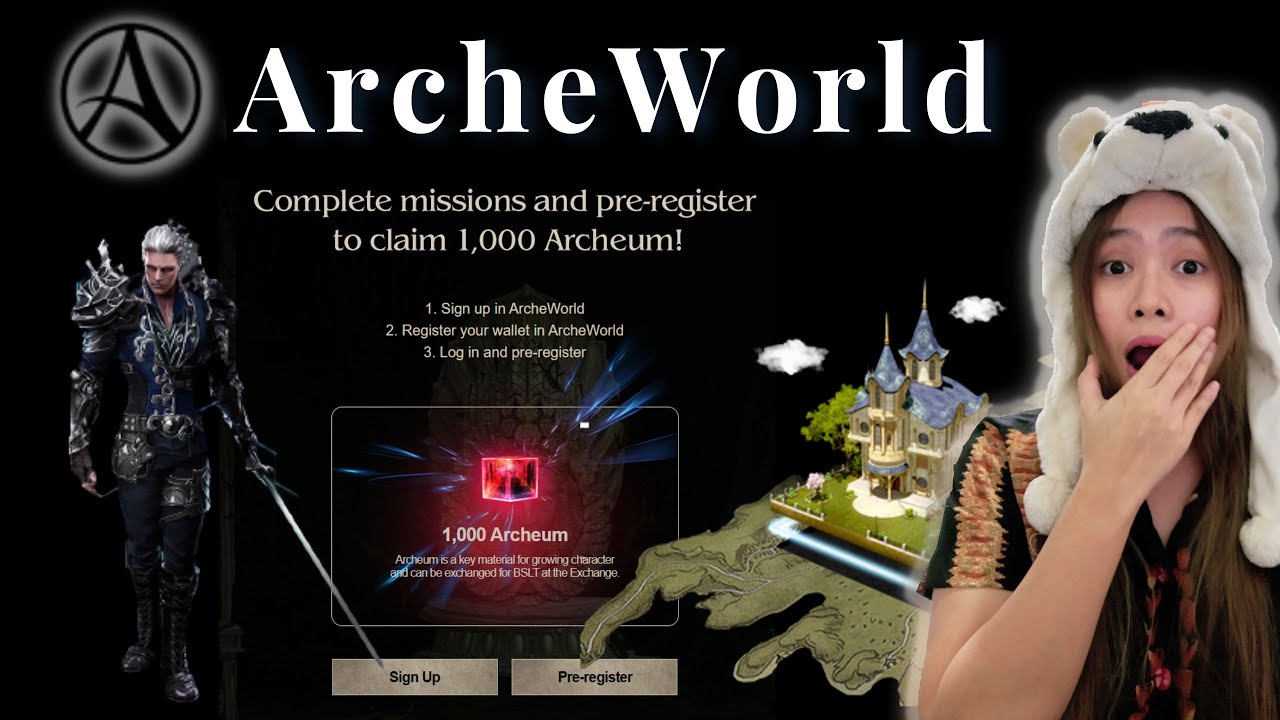 Get 1000 Archeum kung Mag Pre-Register sa NA&SA Server in ArcheWorld - YouTube