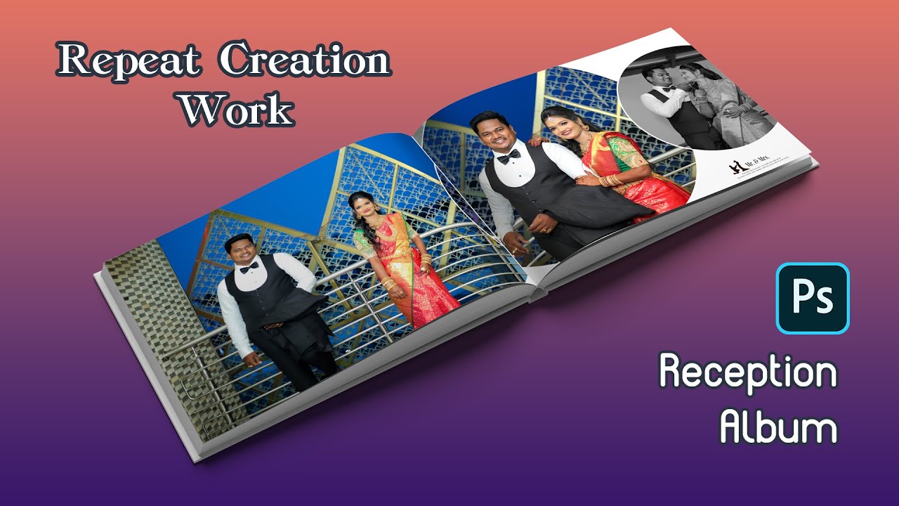 New Reception 12x36 Album Design Repeat Creation Work - YouTube