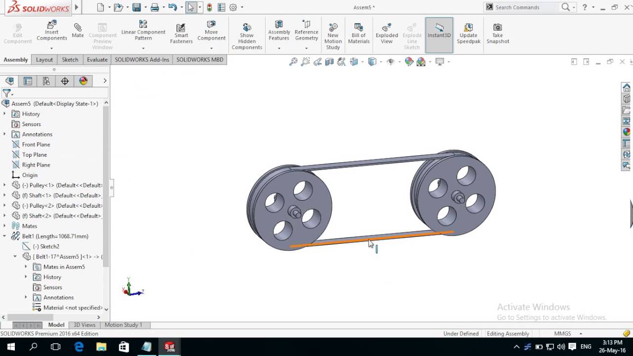 How to HIDE / Un Hide objects in SolidWorks - YouTube