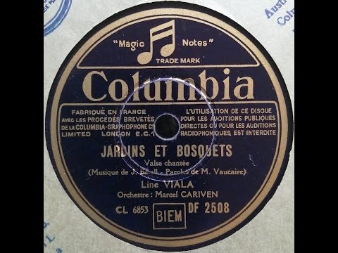 Line Viala " Jardins et bosquets " 1938 - YouTube