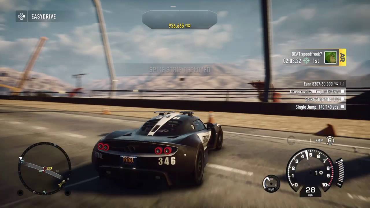 Need for Speed™ Rivals - Easy Spike Strip Hits! - YouTube