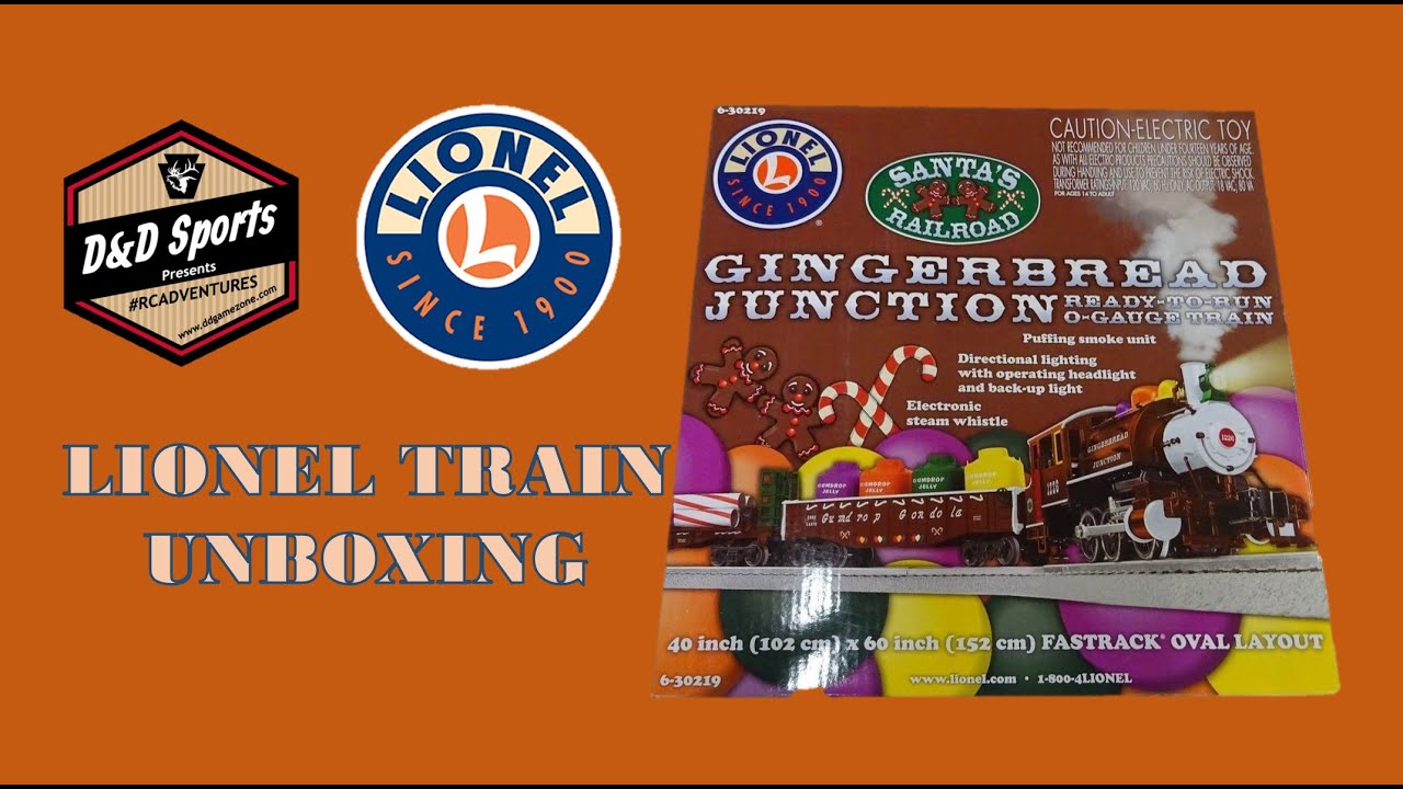 Unboxing Lionel Gingerbread Junction train set - YouTube