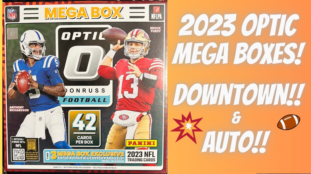 💥 Downtown!! 🔥 2023 Optic Football Mega Boxes!! ** Two Good Mega Boxes ...