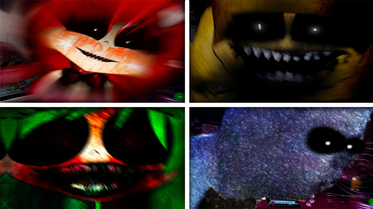 Five Nights At The AGK Studio 4 Rebranded | ALL JUMPSCARES - YouTube
