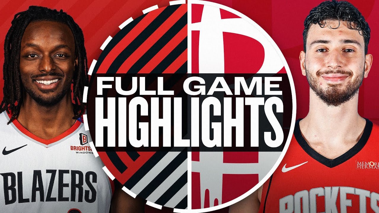 Game Recap: Trail Blazers 104, Rockets 98 - YouTube