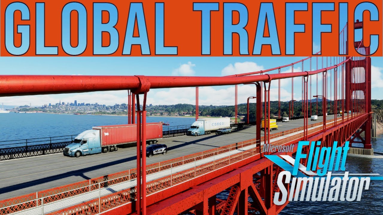 ROAD TRAFFIC to Microsoft Flight Simulator - YouTube