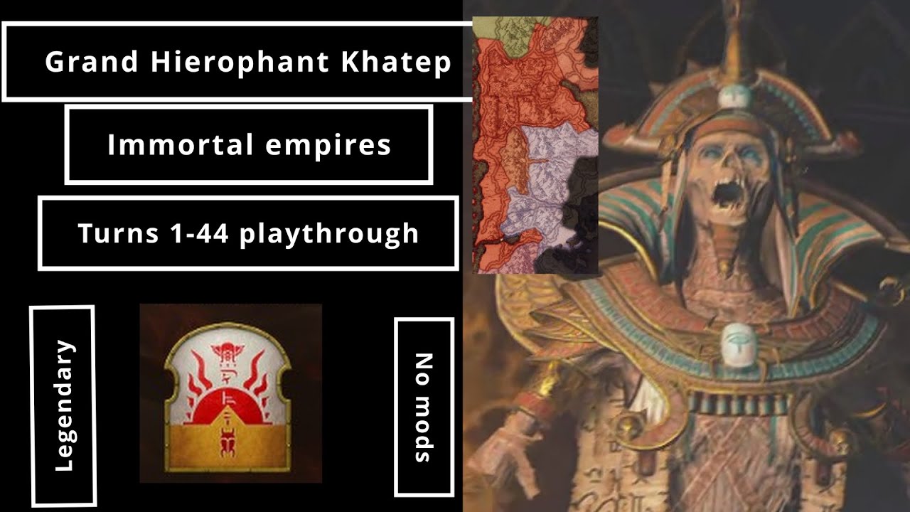 (Turns1-13)Warhammer 3 Immortal empires Exiles of Nehek Grand ...