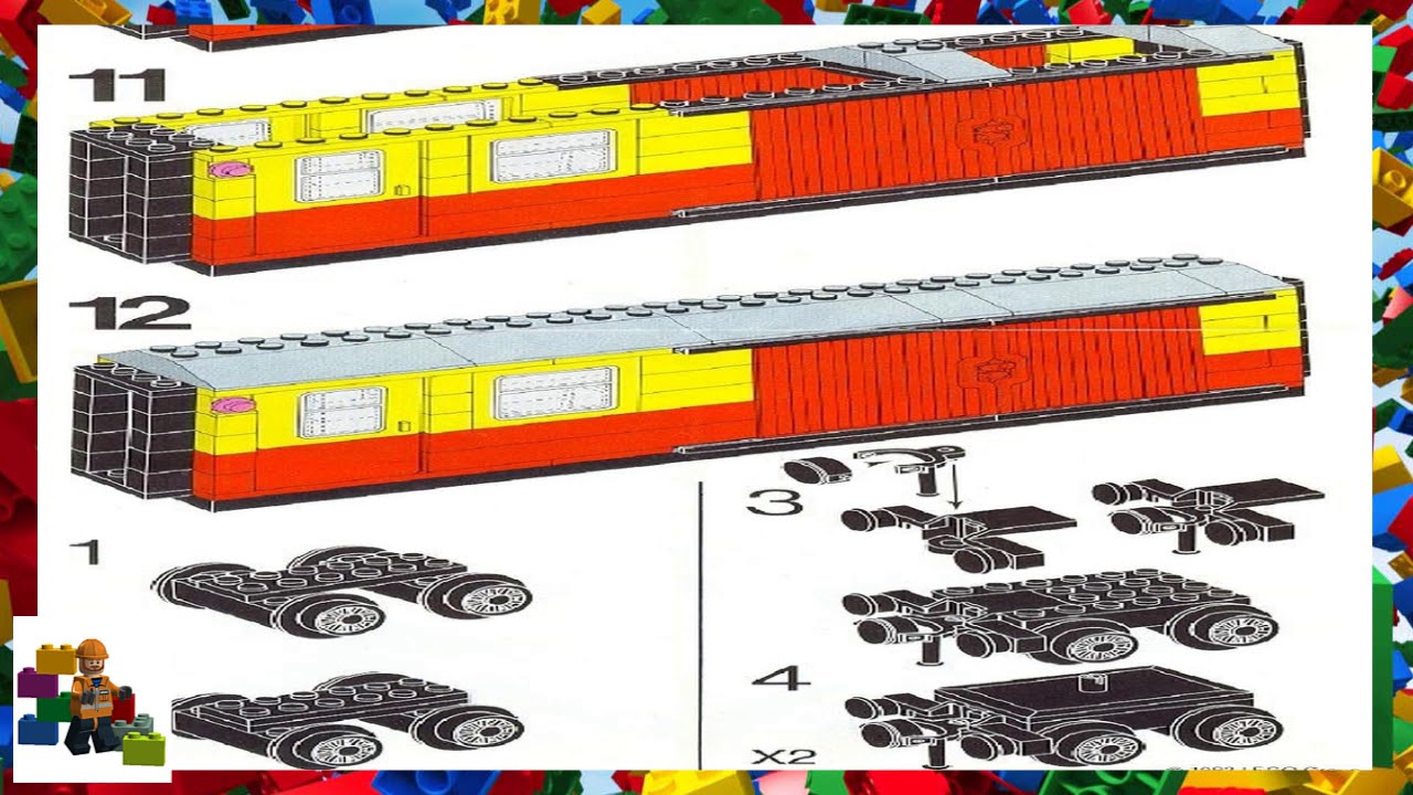 LEGO instructions - Trains - 7819 - Postal Container Wagon - YouTube