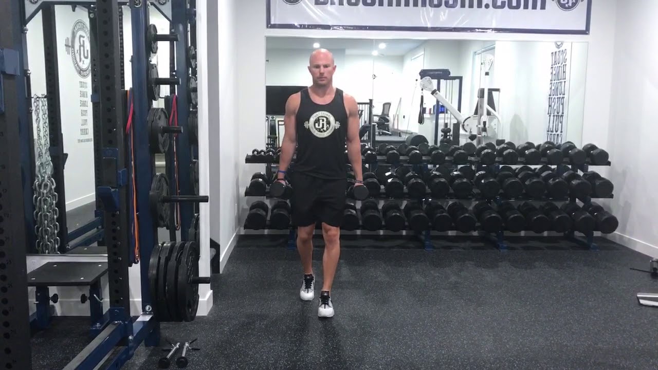 Dumbbell Loaded March - YouTube