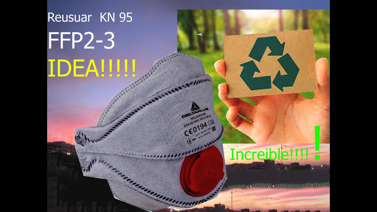 Idea para reutilizar mascarilla en tiempos de crisis - YouTube