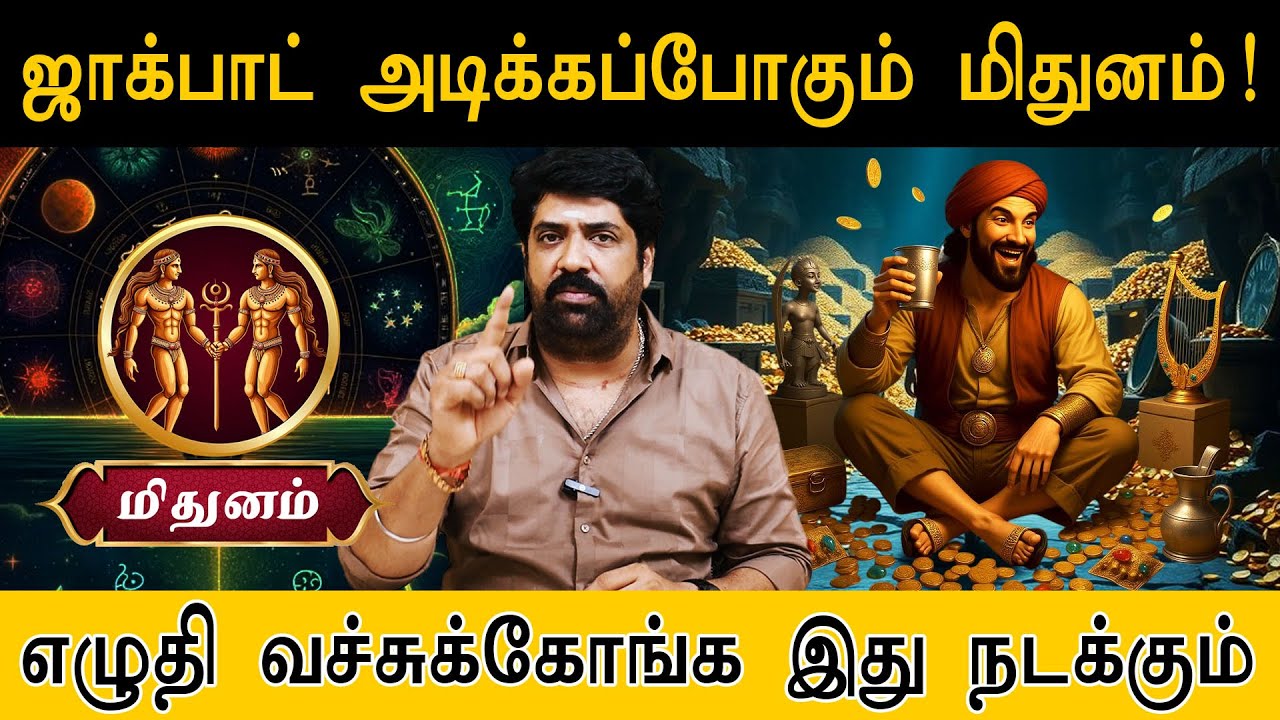 ஜாக்பாட் அடிக்கப்போகும் மிதுனம்! | எழுதி வச்சுக்கோங்க இது நடக்கும் ...