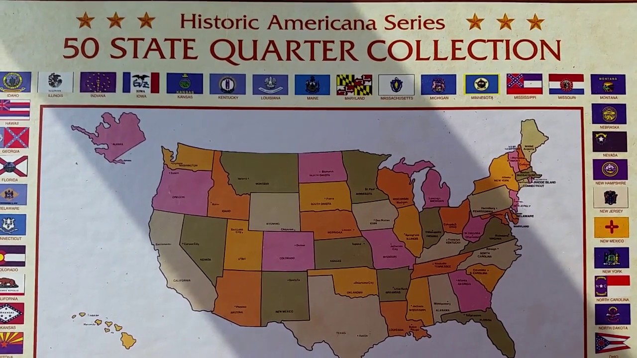 50 STATE QUARTER COLLECTION! - YouTube