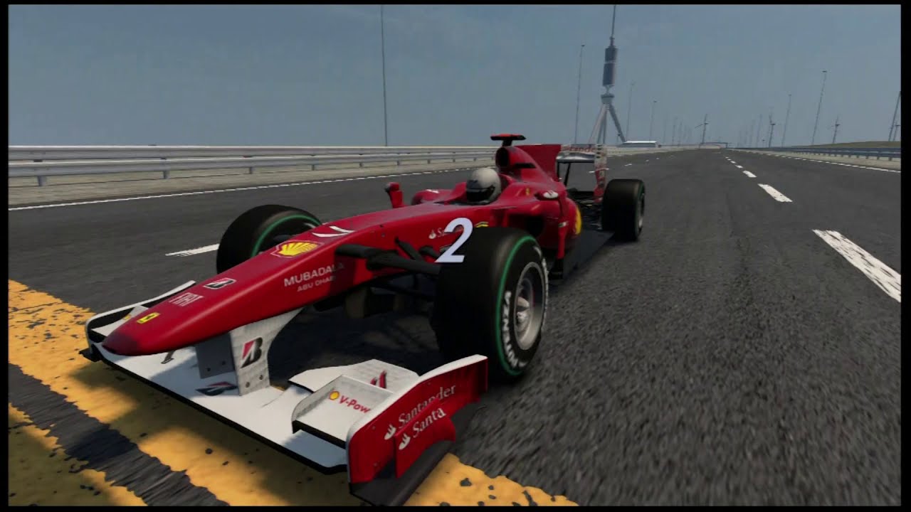 Top Speed Ferrari F10 '10 F1 car GT5 - YouTube