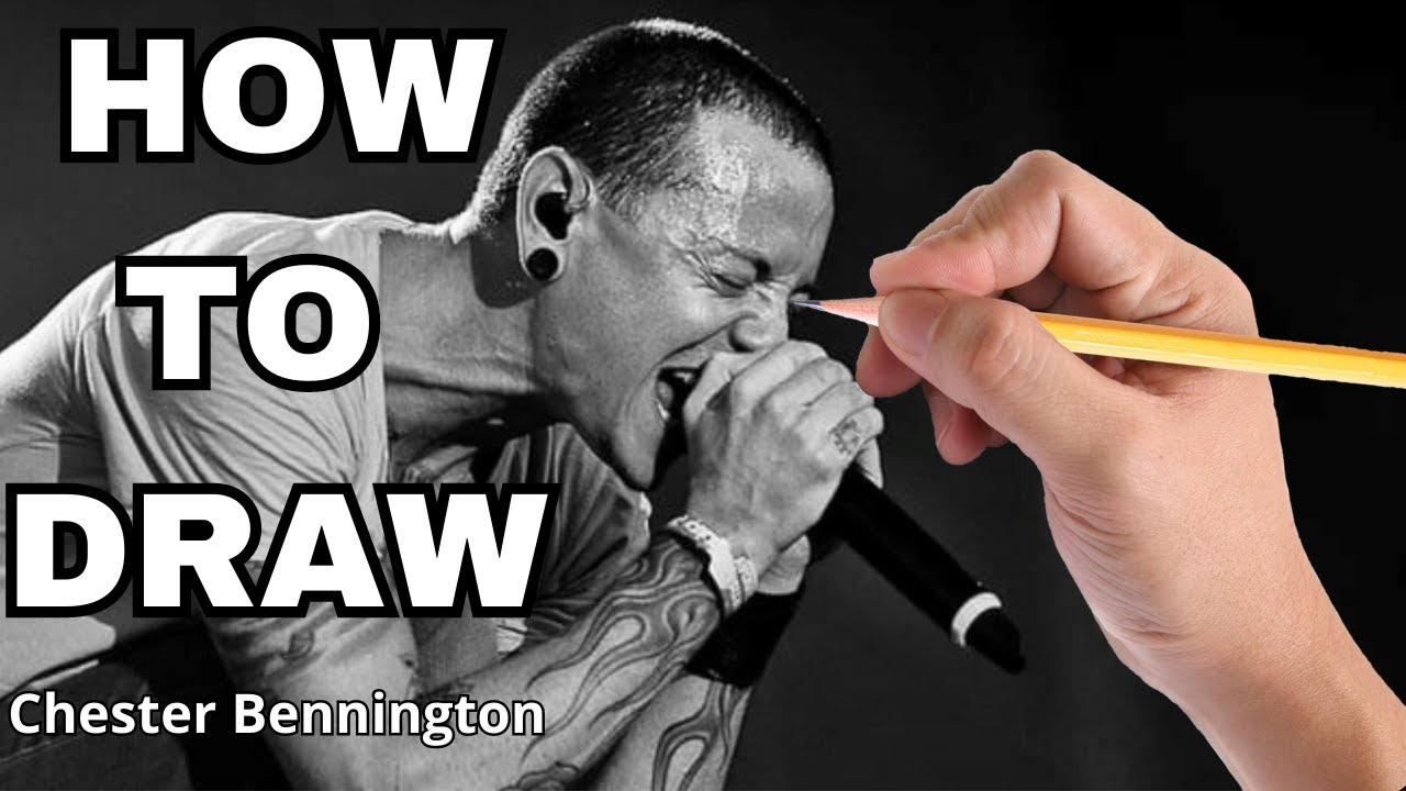 HOW to DRAW CHESTER BENNINGTON Linkin Park - YouTube