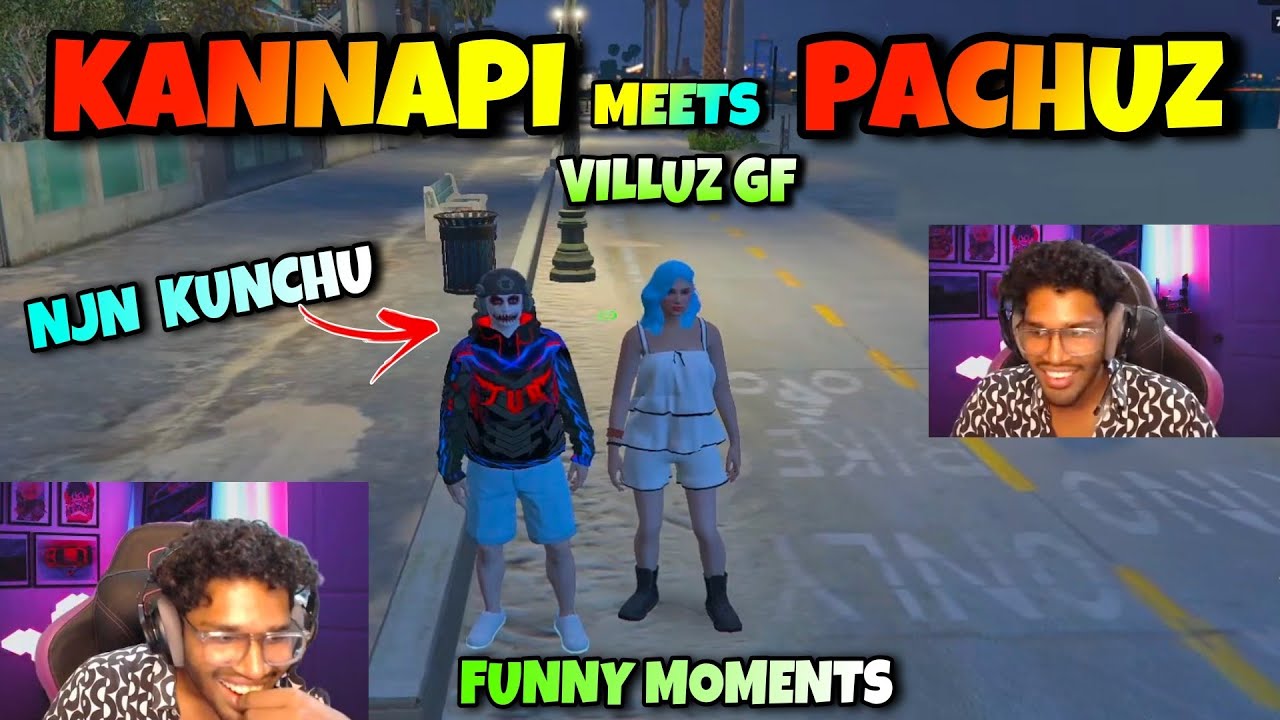 Kannapi Meets Pachuz 😌😅 Villu'nte Girl Friend Ano 👀 Njan Kunchu 🤣 ...