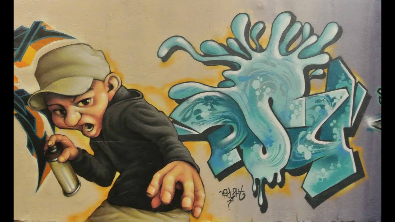 Time Lapse Graffiti by LUCKY LUCY, PSY-2HT and DEMO - YouTube