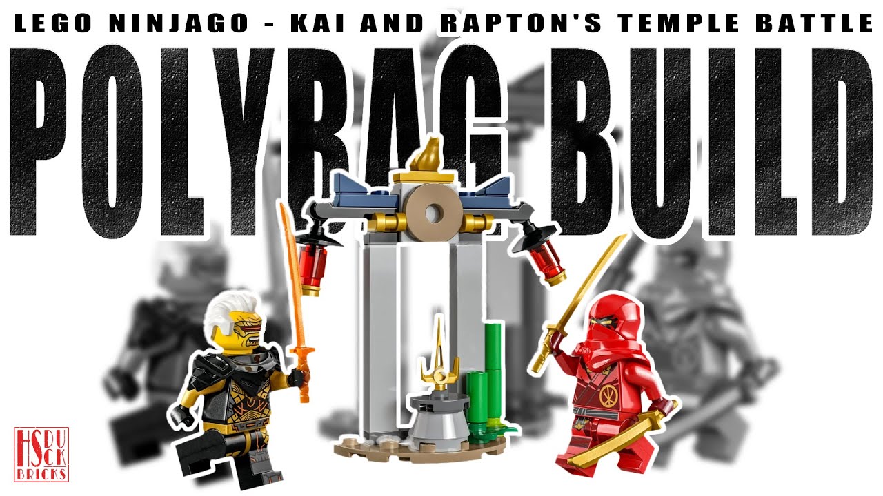 Lego NINJAGO - 30650 Kai and Rapton's Temple Battle _ Lego Polybag ...