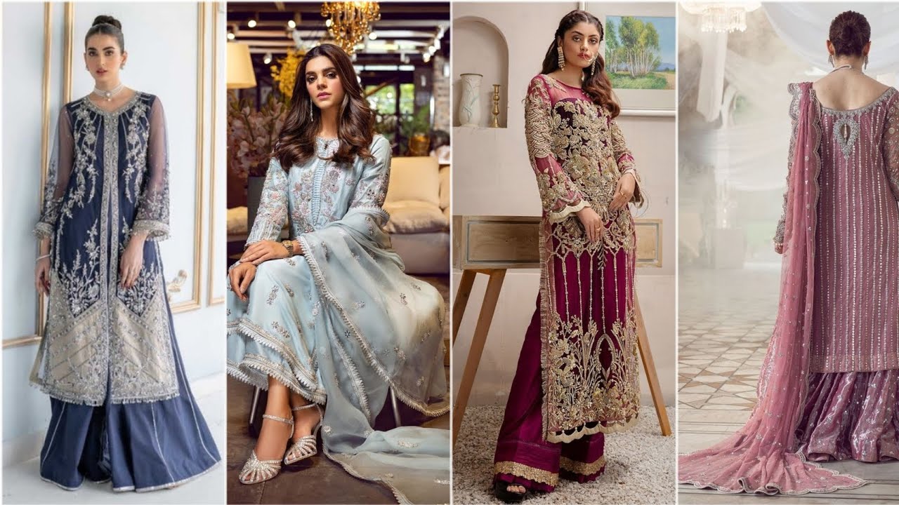 most beautiful party wear design||new collection for girls||looking ...