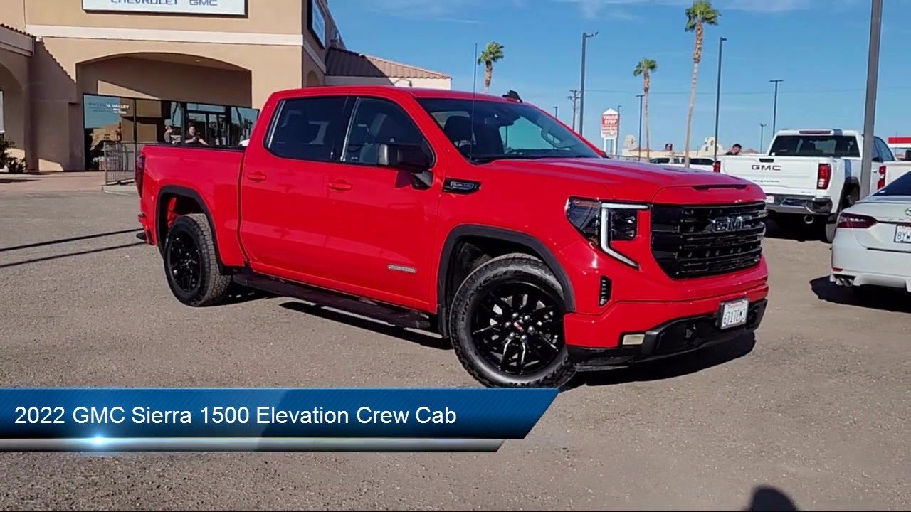 2022 GMC Sierra 1500 Elevation Crew Cab Yuma El Centro Imperial Valley ...