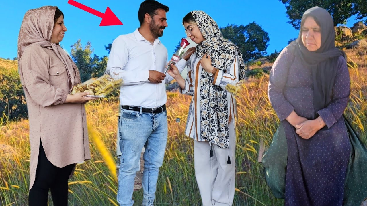 The blossoming of love: the engineer hugs her lover - YouTube