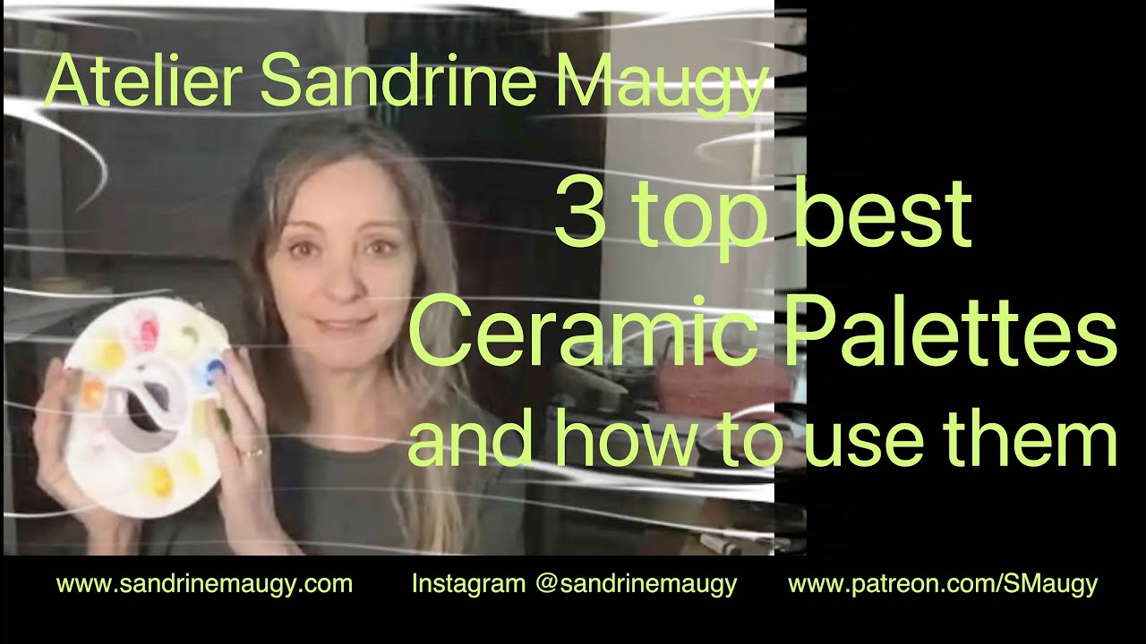 3 top best ceramic palettes for every painting style and size - YouTube