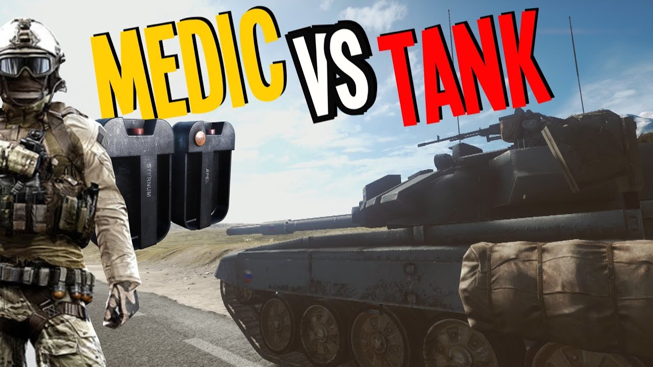 BF4 - MEDIC vs TANK (DEFIBRILLATOR VS TANKS) [PATCHED] - YouTube