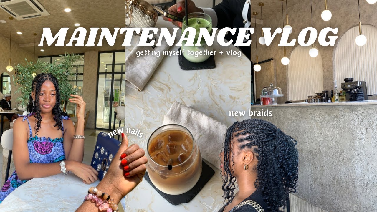 MAINTENANCE VLOG| hair, nails, toes, self care and more... - YouTube