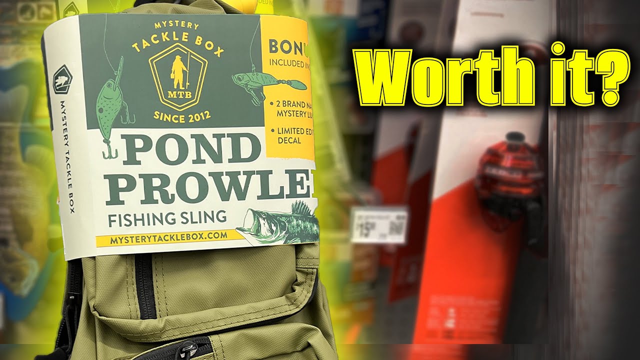 *NEW* Mystery Tackle Box Pond Prowler Sling Bag(Worth It?) - YouTube