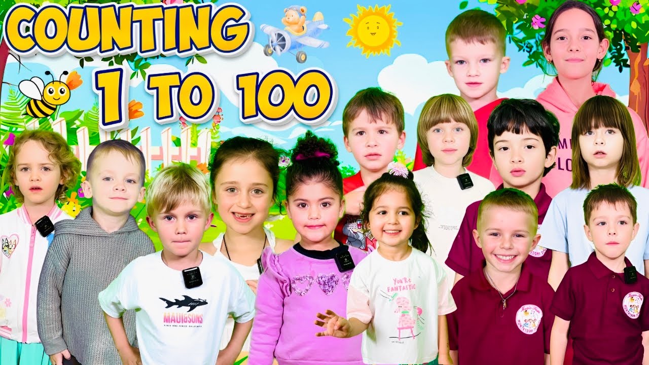 Numbers 1 to 100 with Magic Flute Montessori KIDS! Acting Class is ...