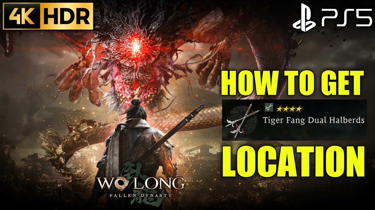 How to Get Sun Ce Weapon Tiger Fang Dual Halberds WO LONG FALLEN ...