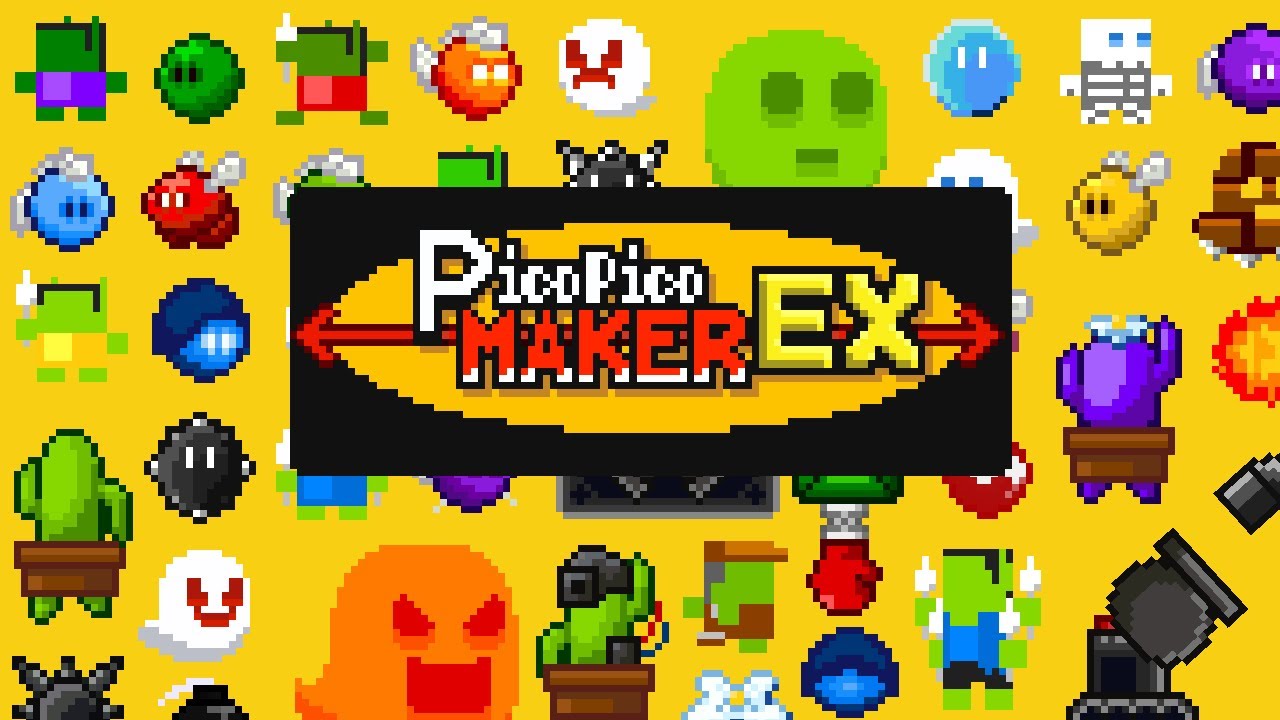 NEW Pico Pico Maker Ex ALL ENEMIES | Platform Creator - YouTube