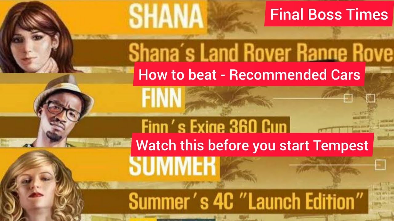 CSR 2 | Tempest | Tier 2 | Boss Times | Best cars to use - YouTube