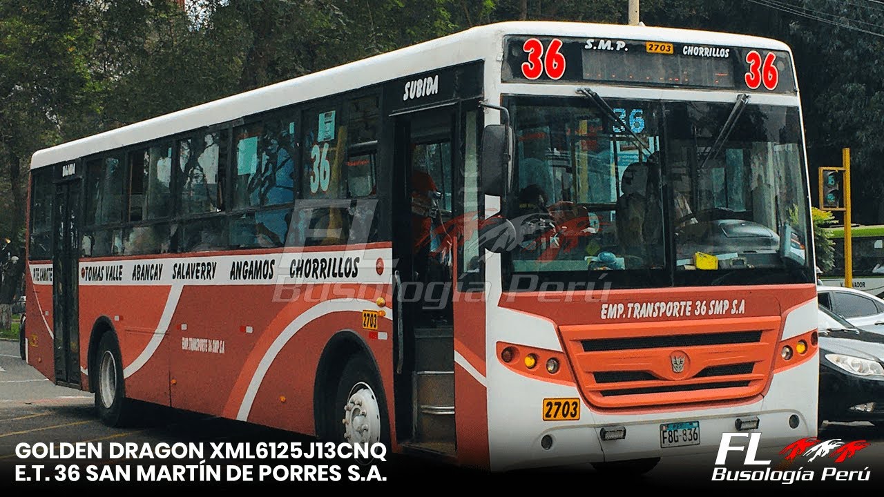 Golden Dragon XML6125J13CNQ|E.T. 36 S.M.P. S.A. [RUTA 2703] - YouTube