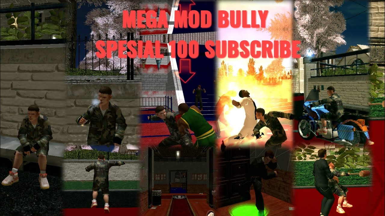 MOD DAN TEXTURE BULLY ANDROID SPESIAL 100 SUBSCRIBERS MEGA MOD BULLY V8 ...