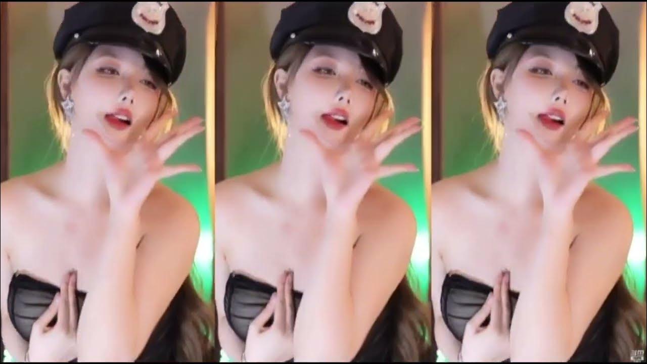 Minana LIVESHOW：PARTY TRAIN（ hottie cosplay）米娜开火车～紧身透视裙红丝辣妹性感热舞 - YouTube