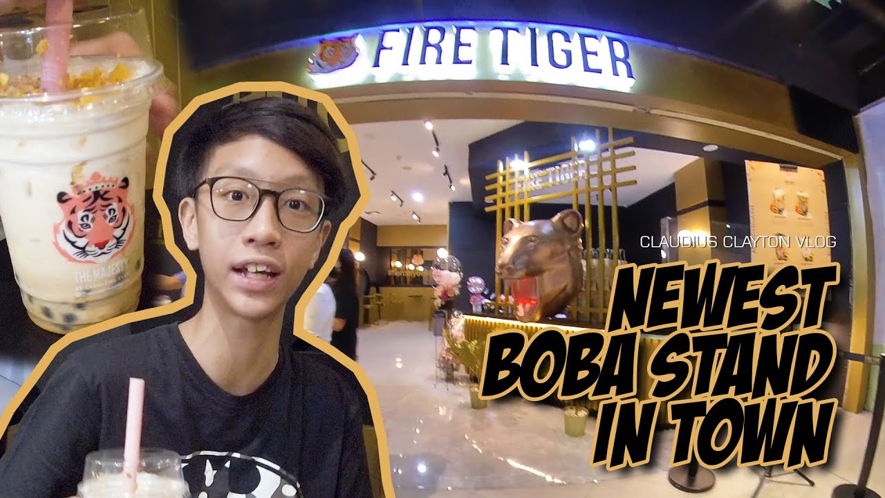 FIRE TIGER - the newest boba stand in town - YouTube