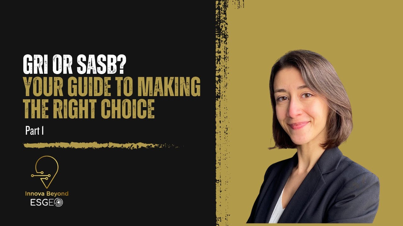 GRI or SASB! Your Guide to Making the Right Choice - YouTube