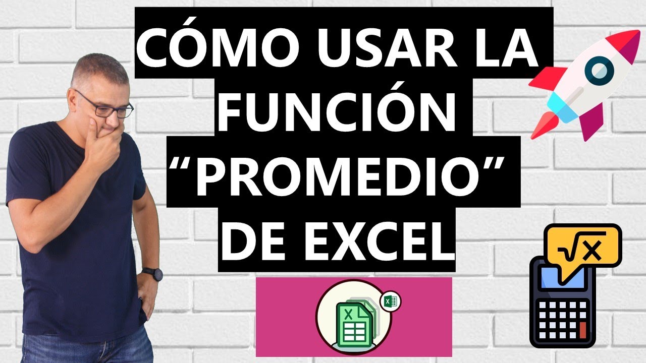 Cómo usar la función PROMEDIO de Excel - YouTube