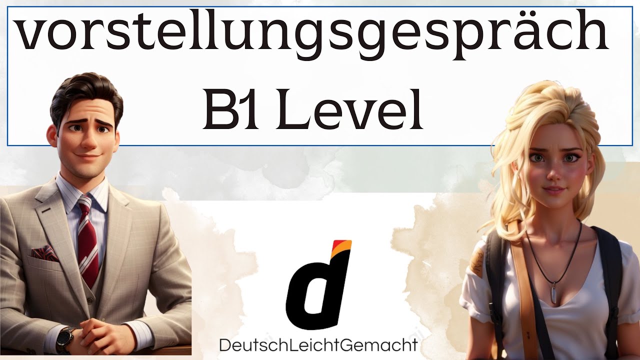 Deutschkurs Anmelden Dialog | Vorstellungsgespräch Level (B1) | Deutsch ...