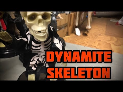 Gemmy 2011 Dynamite Skeleton Grave Raver Animated Halloween Prop ...