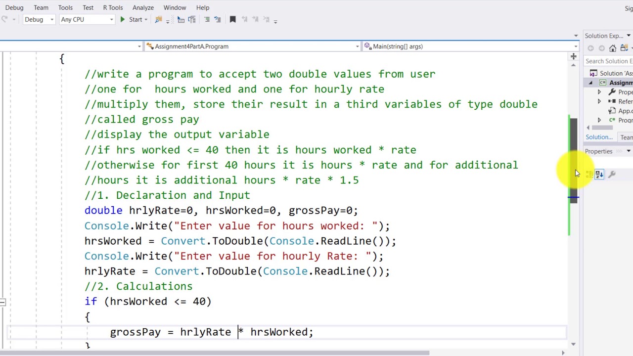Calculate Gross Pay Using If Condition YouTube Calculate Gross Pay Using If Condition YouTube